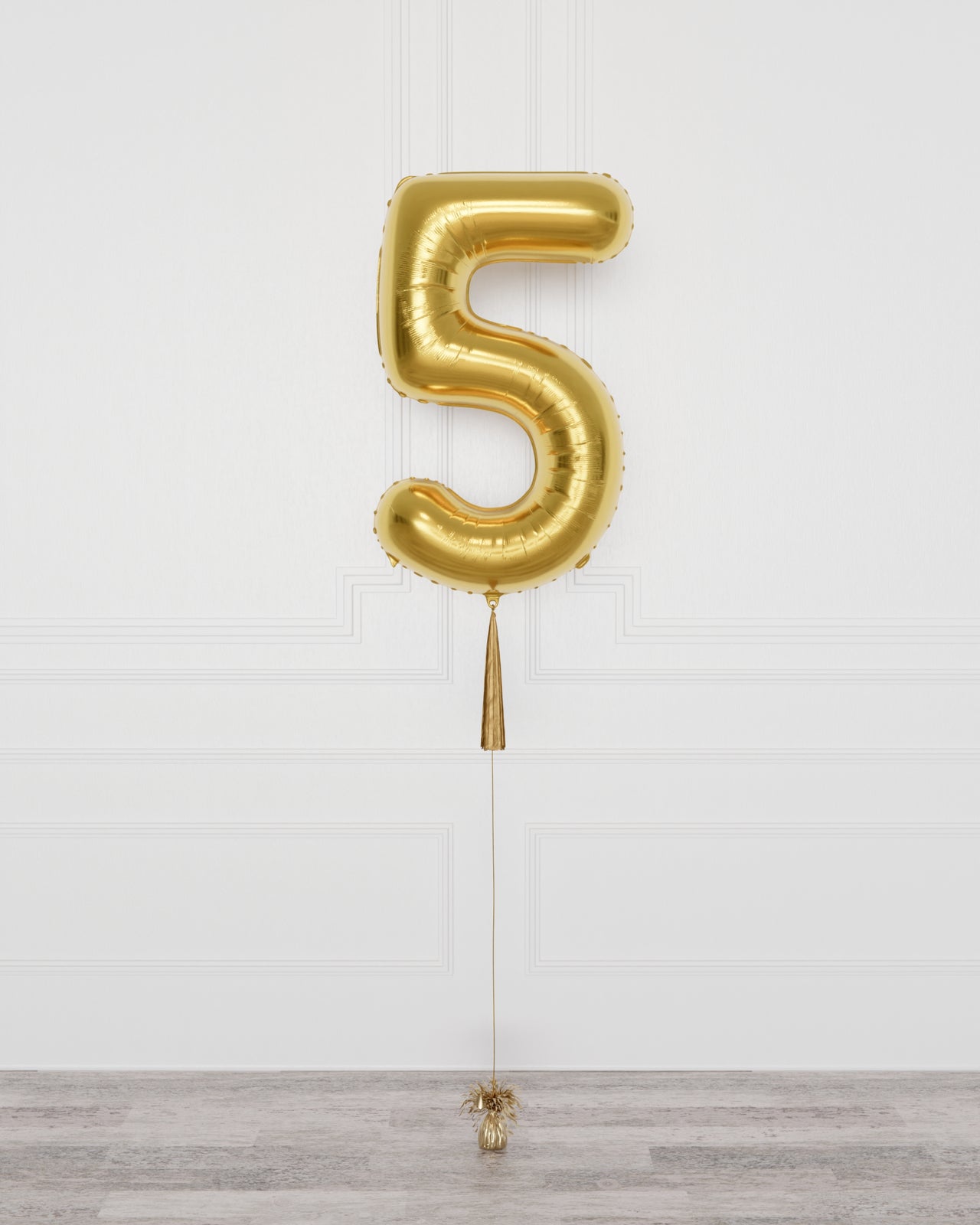 Custom Number Balloon with Tassel – Balloon Expert